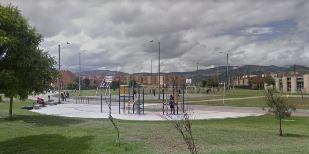 Cancha de microfutbol y baloncesto parque logroño - Portal Ciudad Verde
